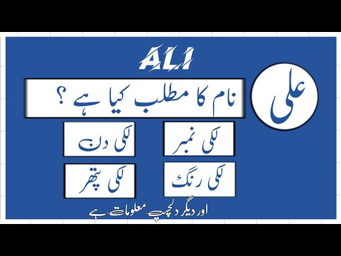 Ali Name Meaning in Urdu | Ali Naam Ka Matlab Kya Hai | Urdu tv with abbas |