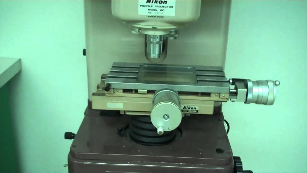 Nikon 6C Vertical Beam Profile Projector / Comparator