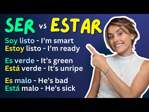 Ser vs Estar in Spanish: 16 Words that Change their Meaning (Estoy Listo vs Soy Listo) [454]