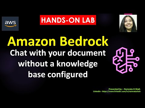 Hands on lab - Amazon Bedrock - Chat with your document