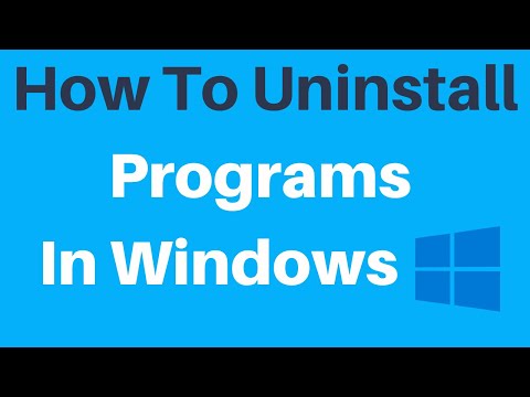 How To Uninstall Programs And Apps In Windows 10