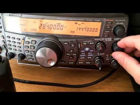 Kenwood TS-2000 crossband repeater with Yaesu FT 250 on 28.420