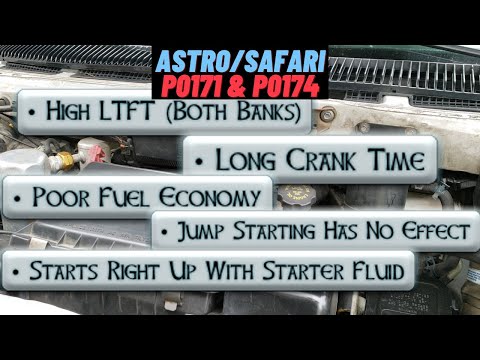 P0171 & P0174 Fuel Delivery Diagnosis Astro / Safari