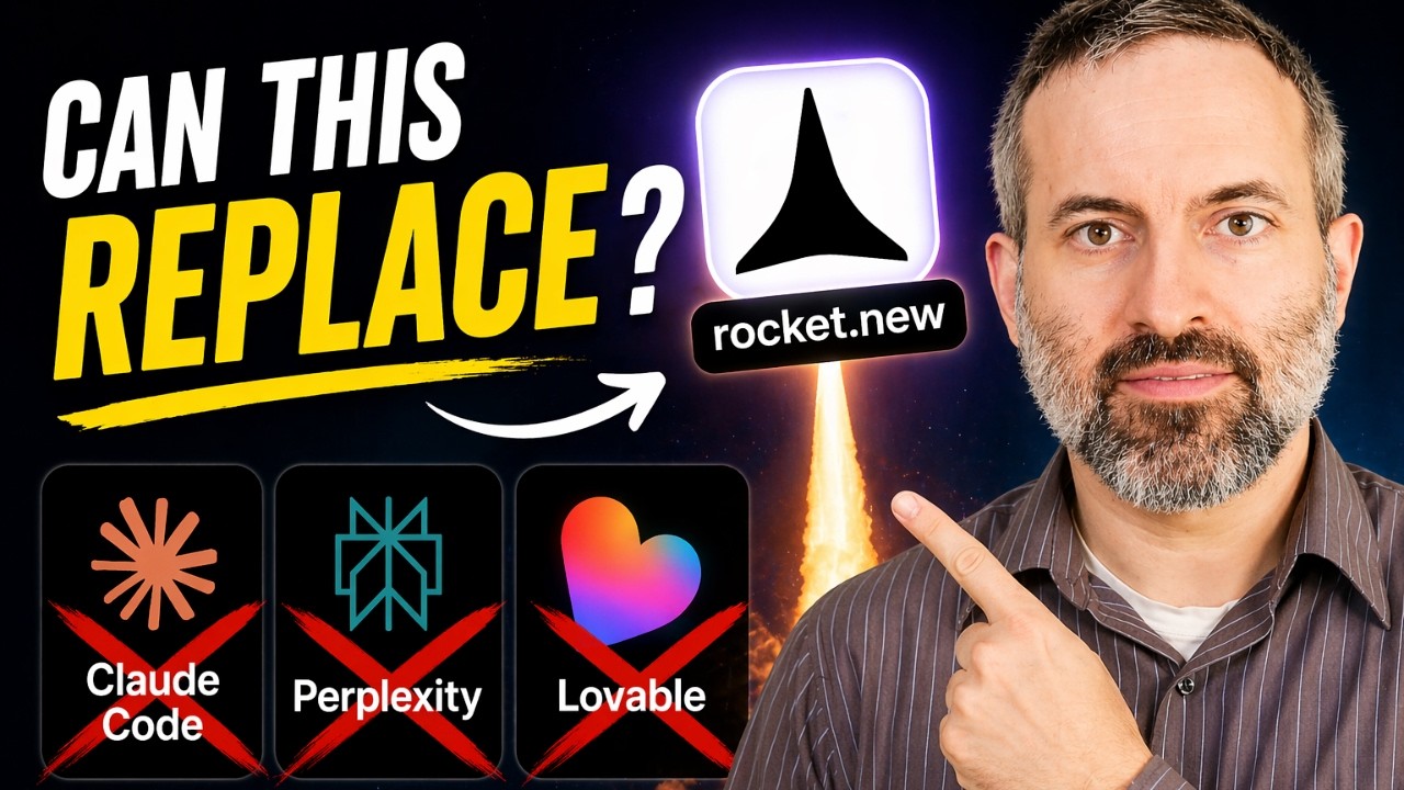 Can this replace Claude Code, Perplexity, and Lovable? (Rocket.new)