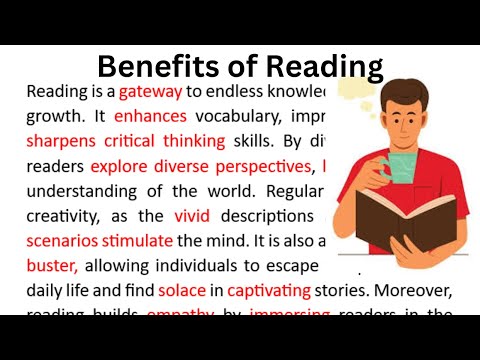 Benefits of Reading | Paragraph | Passage Reading  | Reading Practice |Para Reading | Comprehension
