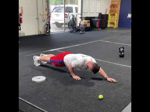 Exercise of the Week: Slider Push Up – Edwards Training Systems