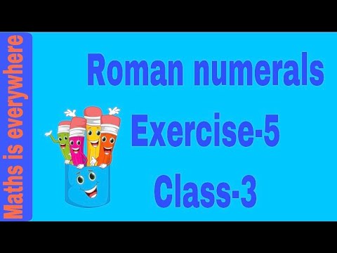 Roman numerals/class-3/ Exercise-5/page-35/Roman numerals (1-50)