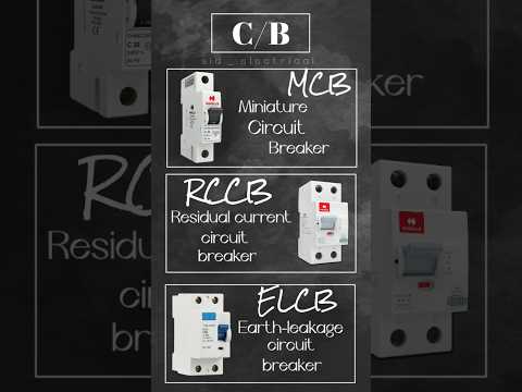 FULL FORM OF MCB,ECCB & ELCB. #youtubeshorts #shorts #trending #explore #electrical #sid_electrical