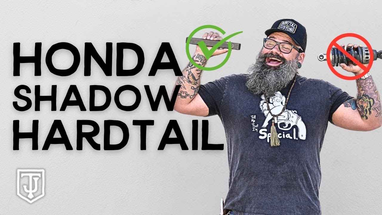 Easiest Honda Shadow HARDTAIL Conversion