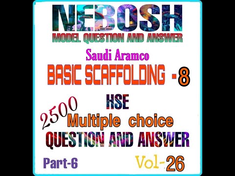 Basic scaffolding 8 Saudi Aramco interviews question and answer