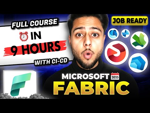 Microsoft Fabric Tutorial (9+ HOURS) | Microsoft Fabric for Beginners