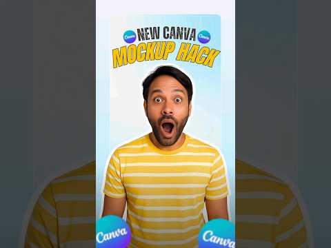 ????How to Create a Custom Mockup in Canva in Just Few Seconds! #CanvaMockup #CanvaTips #MockupsInCanva