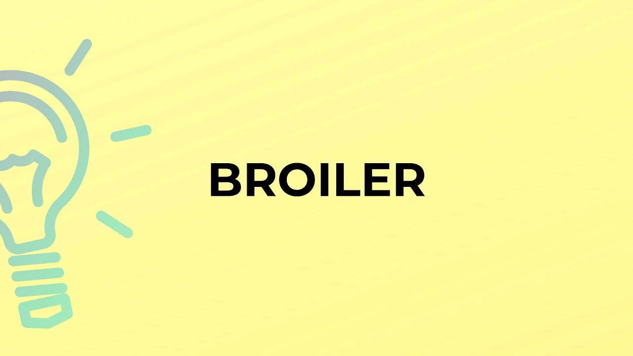 What is the meaning of the word BROILER?