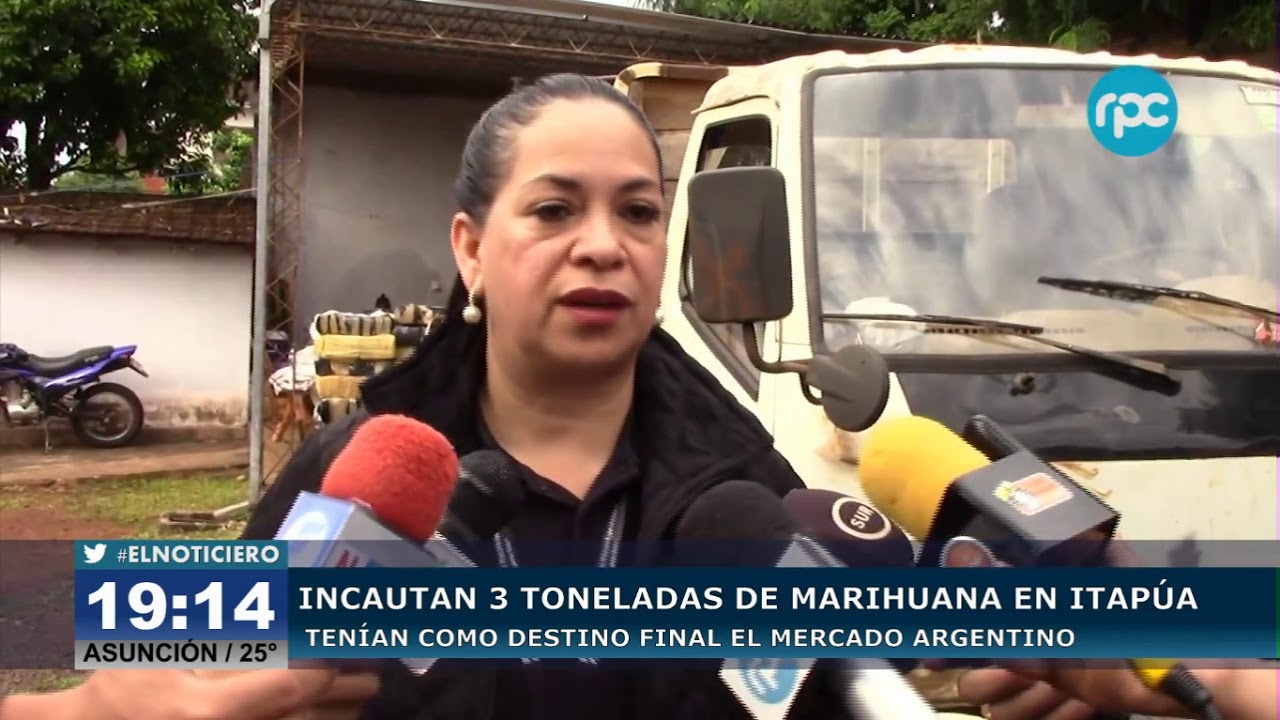 Incautan 3 toneladas de marihuana en Itapúa.