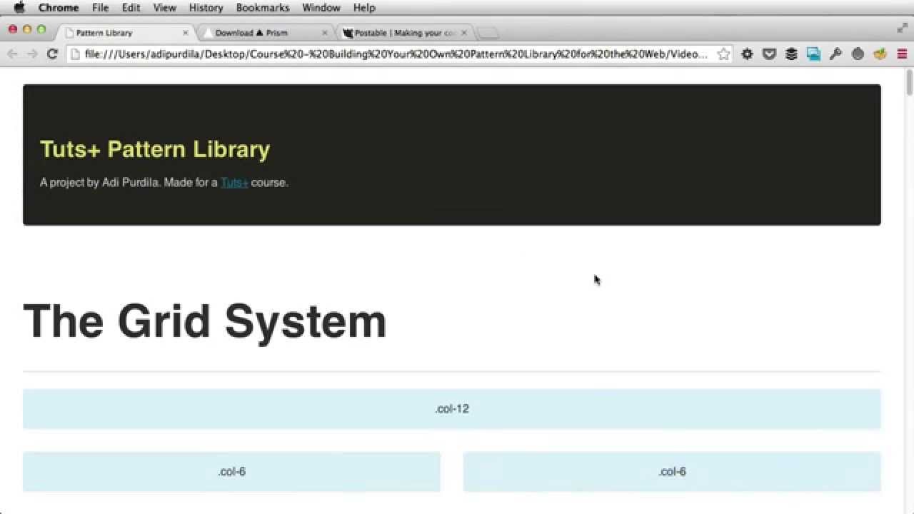 Building Your Own Pattern Library for the Web: Introduction