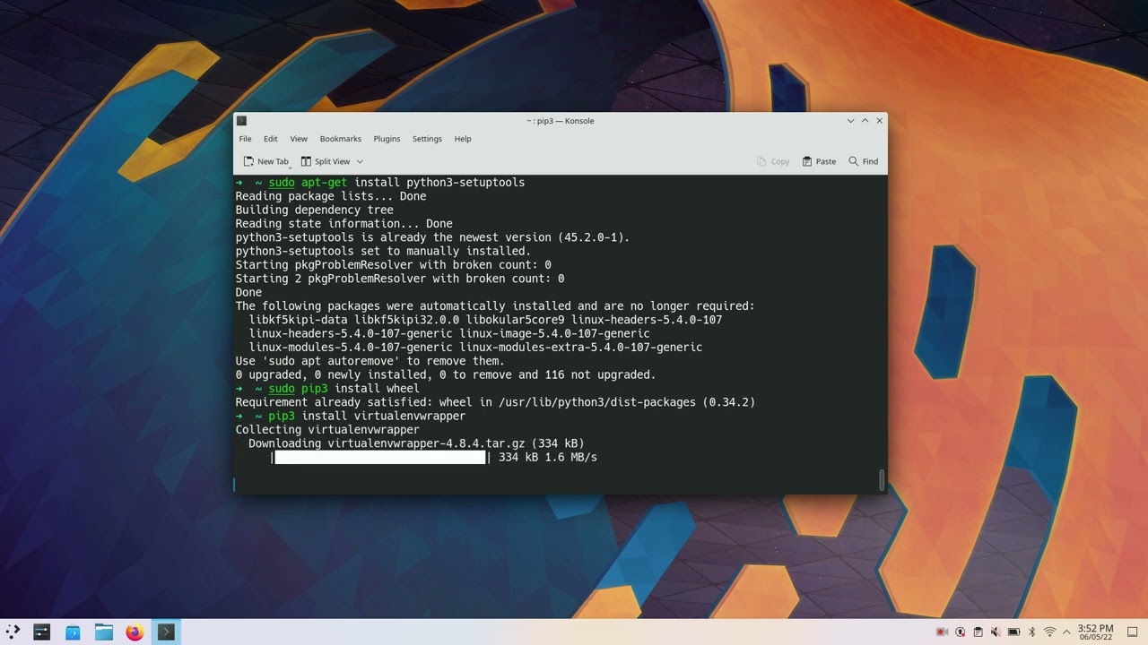 Setting up virtualenvwrapper in Linux | Python virtual environments