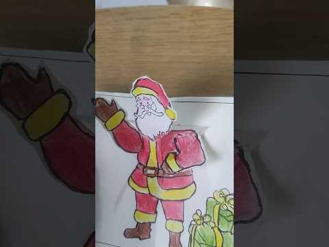 Ho.ho.hooo #santaclaus #popupcard