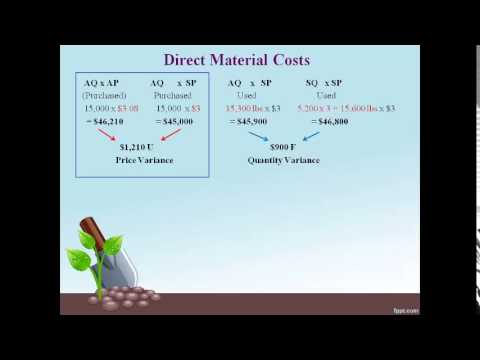 MC11C: Managerial/Cost Accounting: Standard Cost and Record Variance