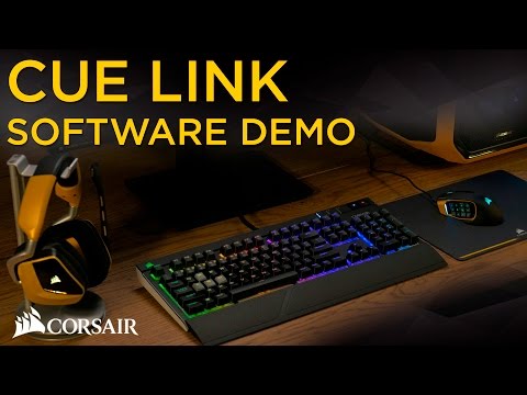 Corsair CUE Link RGB software demo
