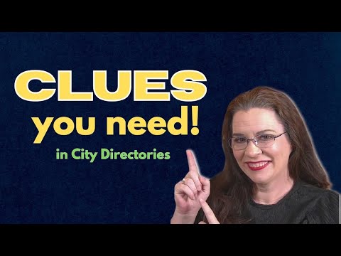 City Directory Clues You DON'T WANT TO MISS | Genealogy Tips