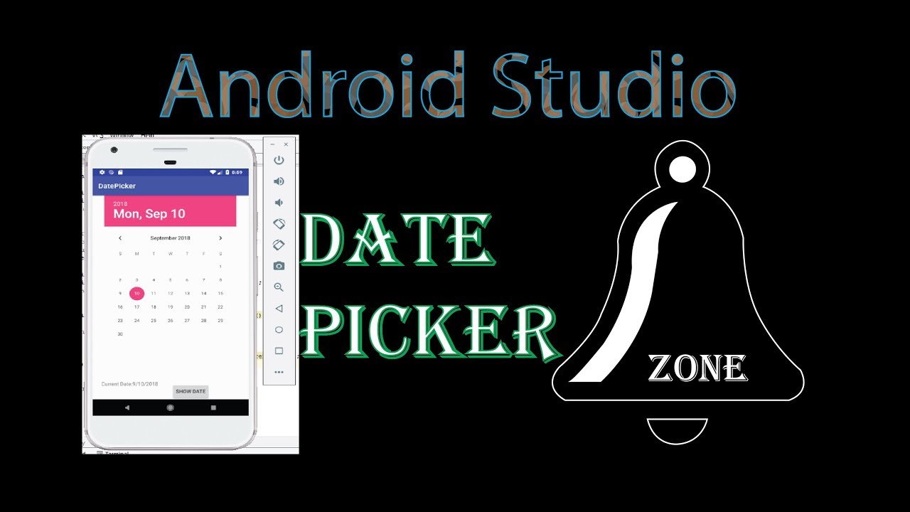 Creating DatePicker By Using Android Studio