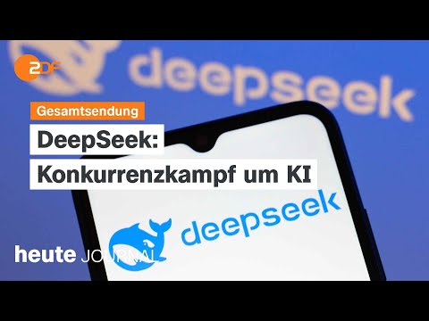 heute journal vom 28.01.2025 Lehren aus dem DeepSeek-Erfolg, Anträge zur Migrationspolitik