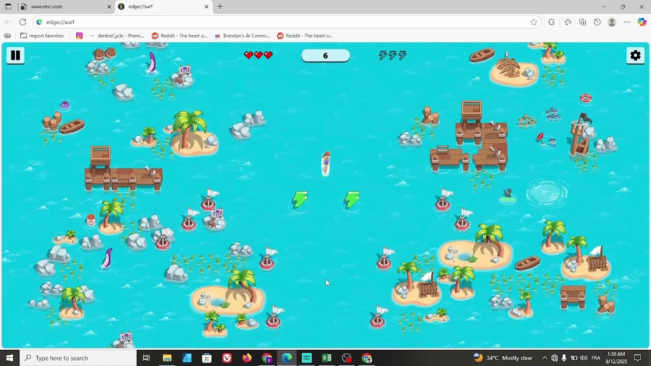 Comment jouer à Edge Surf sur le navigateur Microsoft Edge - Jeu de navigateur