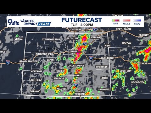 Extended weather | Severe storms beginning to form in the Denver metro