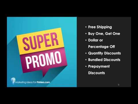 Do Promotions Work? 5 Tips for Effective Promotions - Sell More Printing with MI4P! - Episode 015