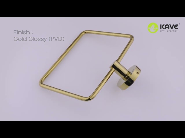 SS Napkin Rings - SGG-8002-S Stainless Steel Square Gold Napkin Ring ...