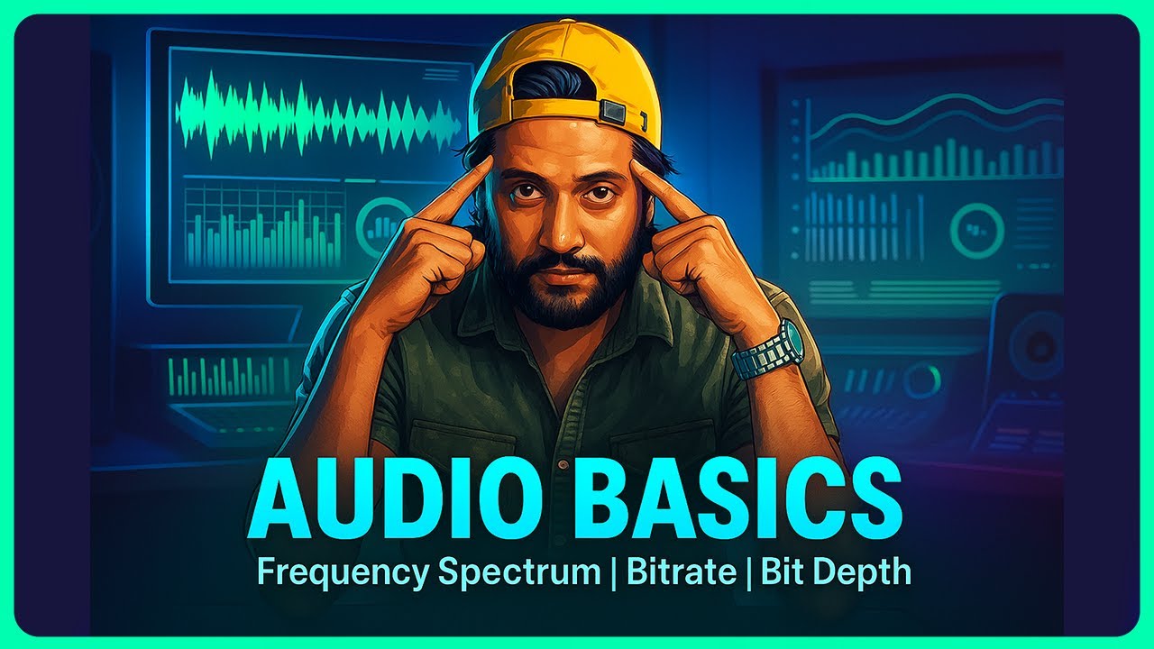 AUDIO BASICS |  FREQUENCY SPECTRUM | BITRATE/BITDEPTH