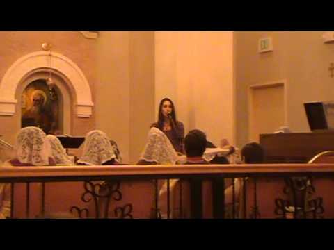 Tatiana Singing O Holy Night
