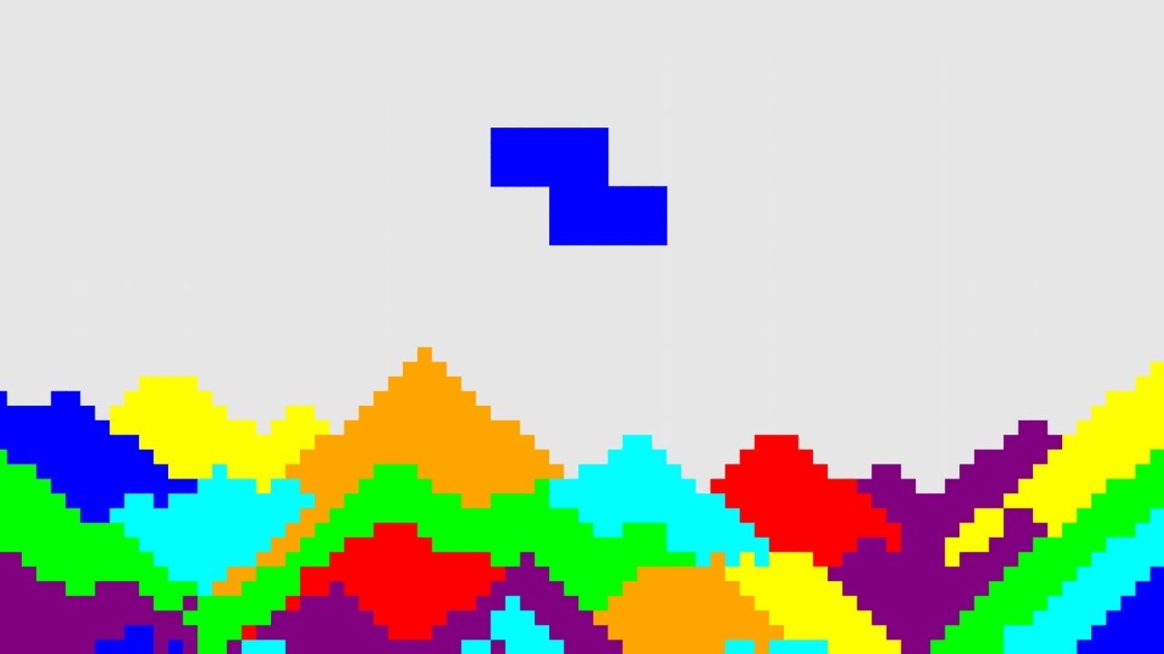 JavaScript Sand Tetris + Code