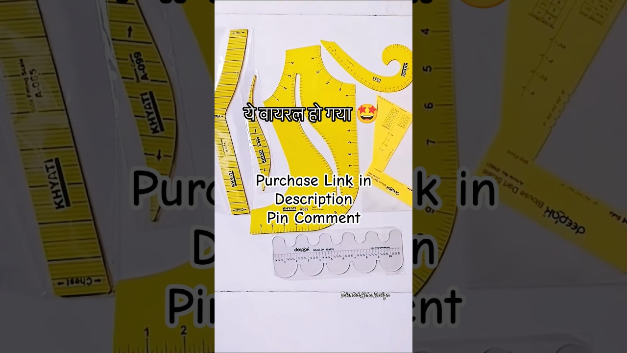 New Tailoring Scale 2026 🤩 All in 1 Drafting Scale #meesho #shorts