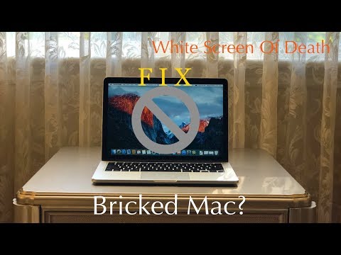 How to Fix a Bricked Mac | Prohibitory Symbol | White Screen of Death