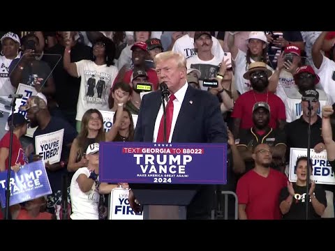 Trump mocks 'Crazy Kamala''s name