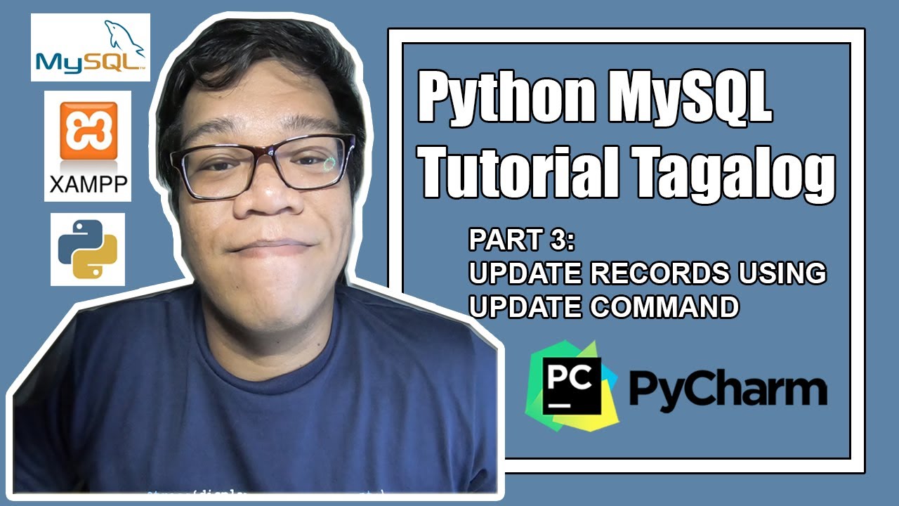 Python MySQL Tutorial Tagalog (Update Records using Update Command)