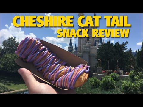 Cheshire Cat Tail Snack Review at Cheshire Cafe | Magic Kingdom