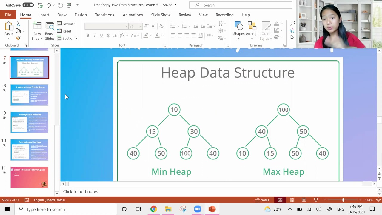 DearPiggy Java Data Structures - Min/Max PriorityQueue Heaps