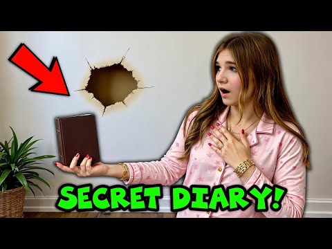 We Found A SECRET DIARY Hidden In Our WALL!