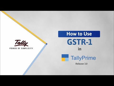 How to Use GSTR-1 in TallyPrime | TallyHelp
