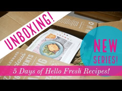 5 Days of Hello Fresh Recipes - Intro and Unboxing