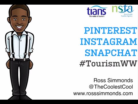 Tourism Webinar Wednesdays - The New Networks (Instagram, Pinterest & Snapchat)