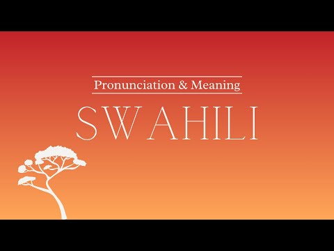 How to Pronounce: Swahili | Pronunciation & Meaning (British English)