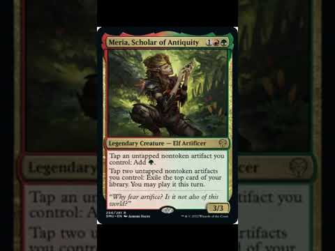What is Meria, Scholar of Antiquity ? Dominaria United Card 206 of 261