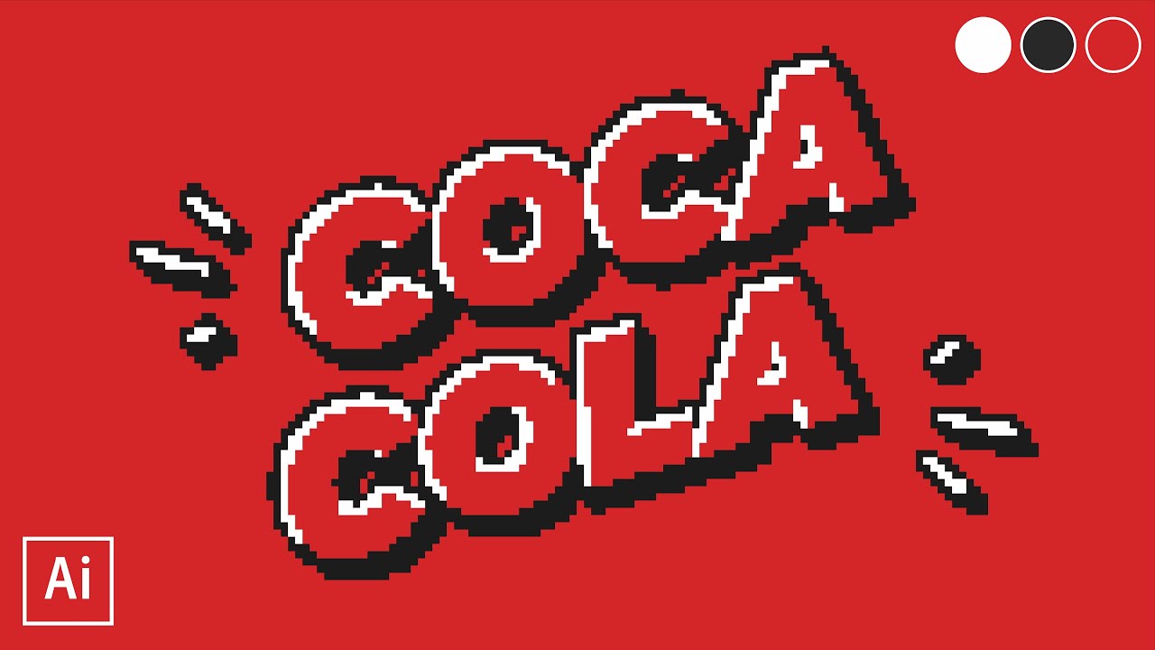 Pixelated Text Effect in Adobe Illustrator
