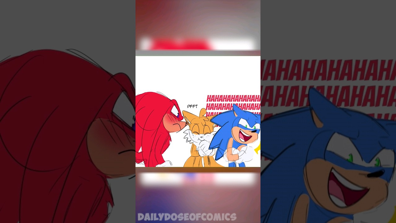 Sonic teasing Knuckles | Sonic Comic Dub
