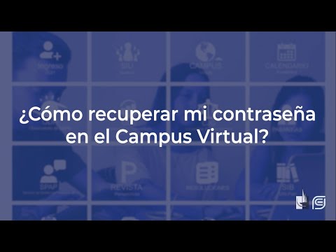 ¿Cómo recuperar mi contraseña en el Campus Virtual?