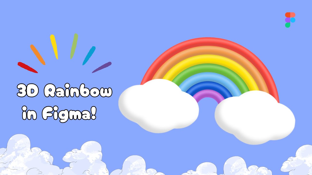 Create a 3D Rainbow in Figma! No Illustrator Needed!