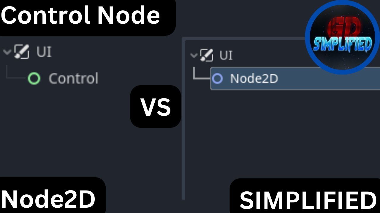 What's The difference Between Control Vs Node2D??